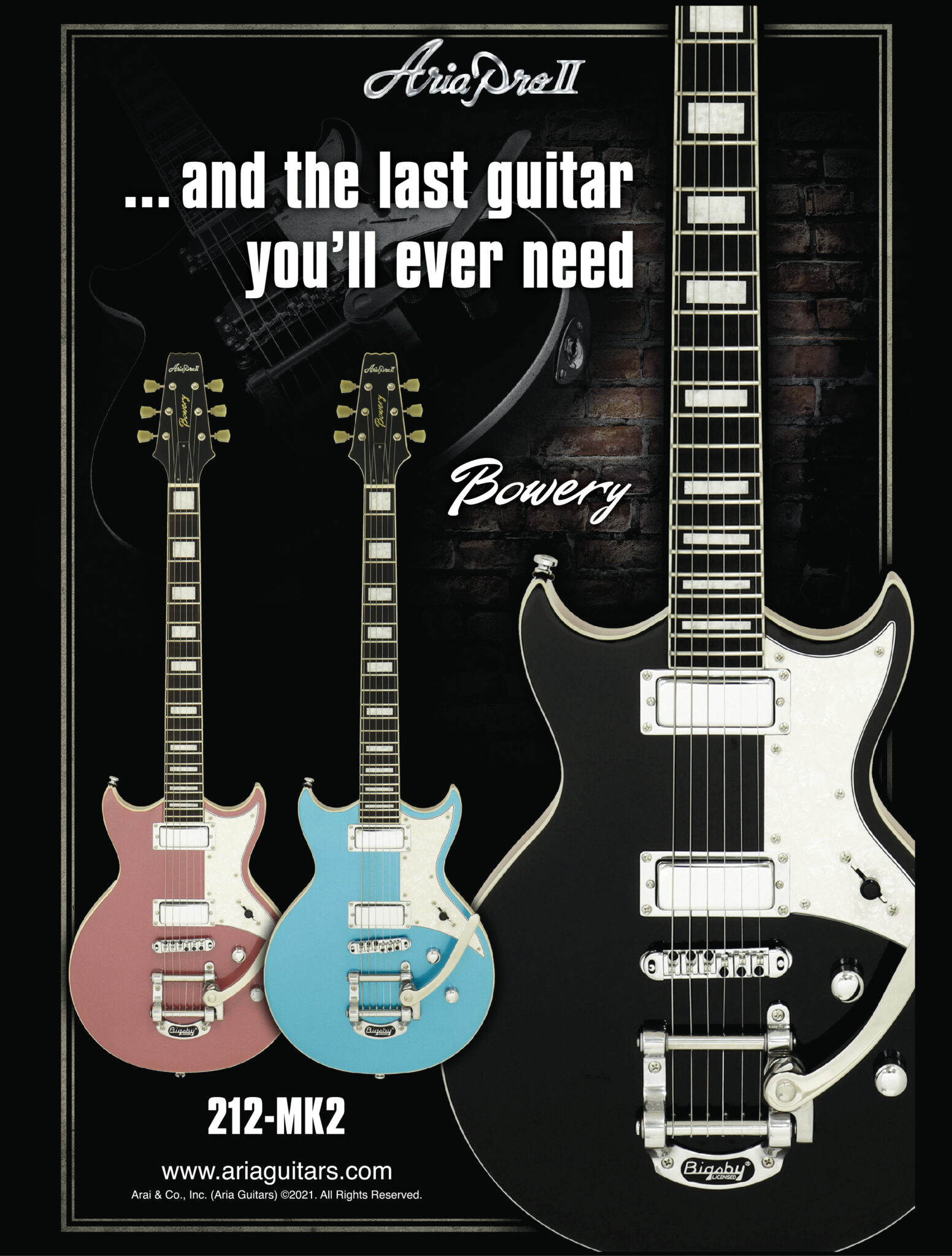 ARIA PRO II 212-MK2 REVIEWED BY GUITAR INTERACTIVE MAGAZINE - Aria ...